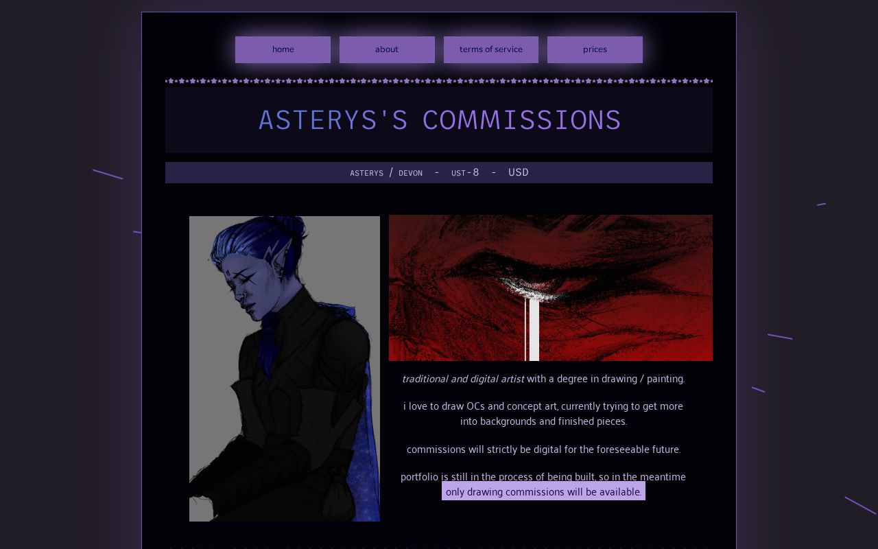 asterys's commissions.